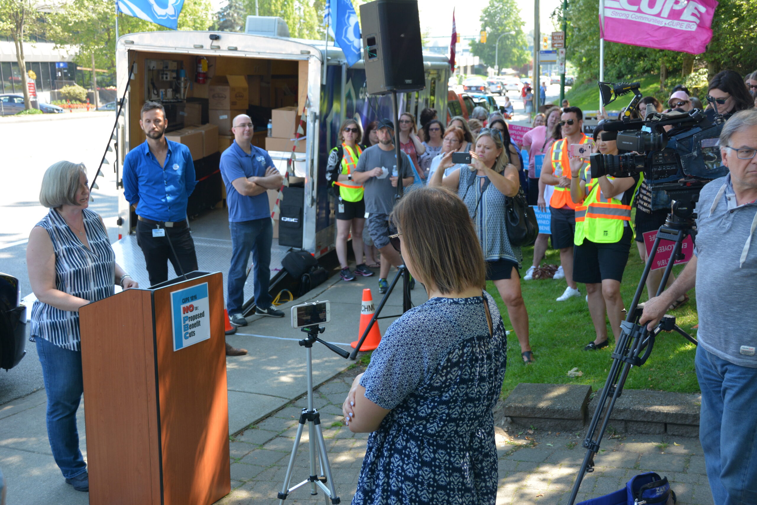 CUPE 1816 Rally for Benefits