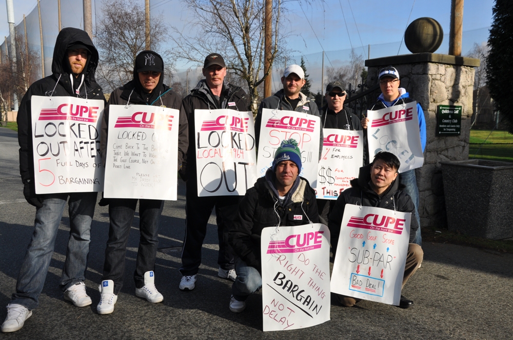 CUPE 4964 Quilchena Golf & Country Club lockout