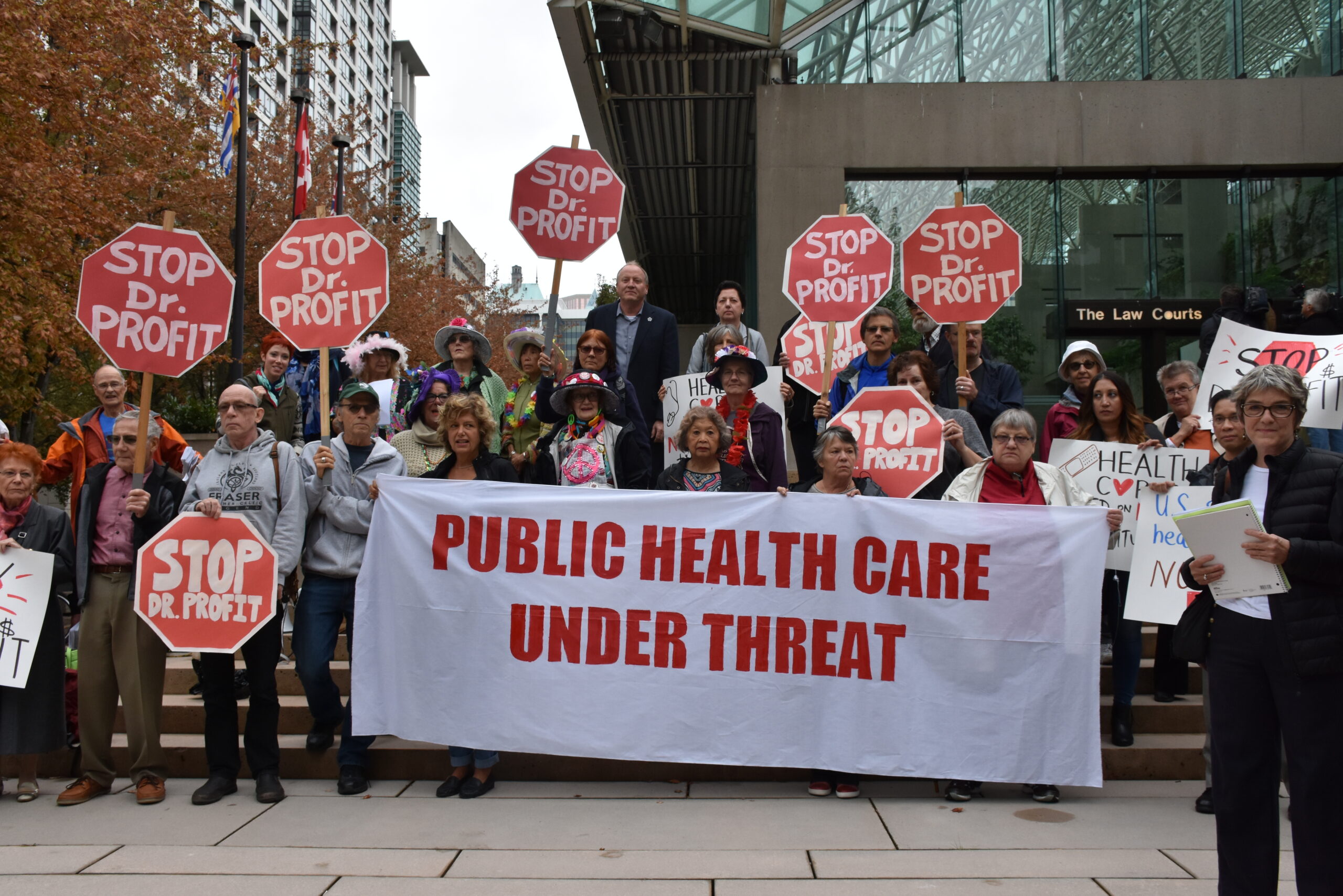 Rally against health care privatization