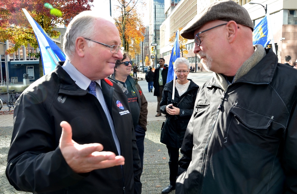 SFU 24 hour strike - Paul Moist visit Nov 7 2012
