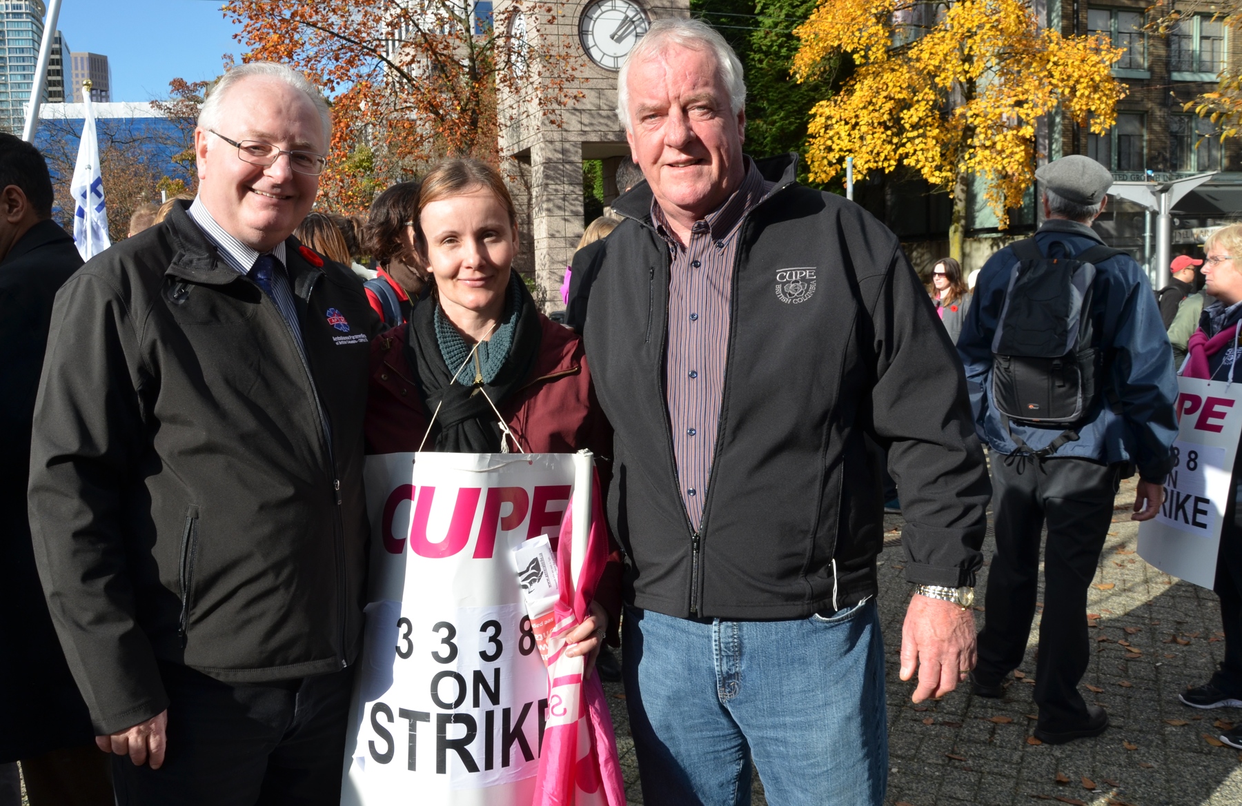 SFU 24 hour strike - Paul Moist visit Nov 7 2012