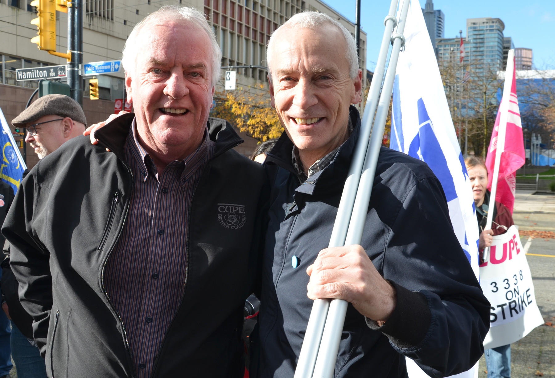 SFU 24 hour strike - Paul Moist visit Nov 7 2012