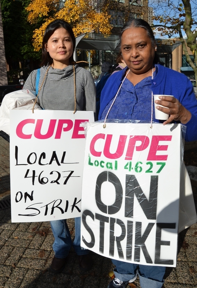 SFU 24 hour strike - Paul Moist visit Nov 7 2012