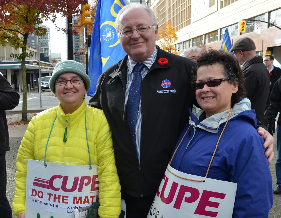SFU 24 hour strike - Paul Moist visit Nov 7 2012