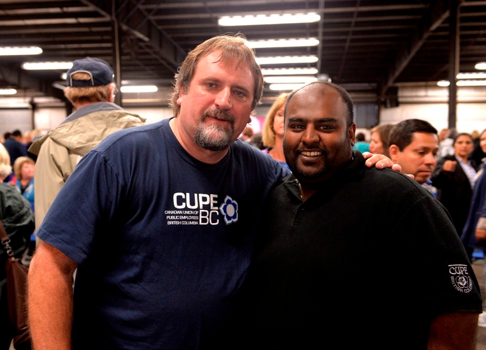 CUPE BC President meets with Surrey K-12 Local on “first day of school"
