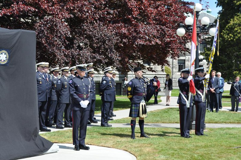 Paramedic Memorial at B.C. Legislature