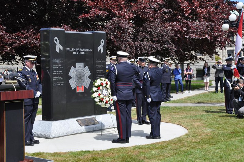 Paramedic Memorial at B.C. Legislature