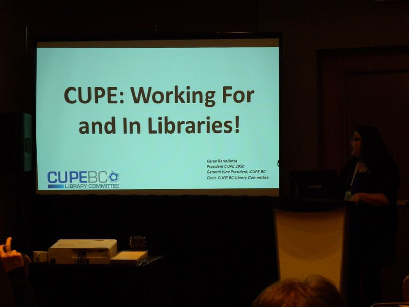 CUPE BC provides support, offers workshop at Library conference