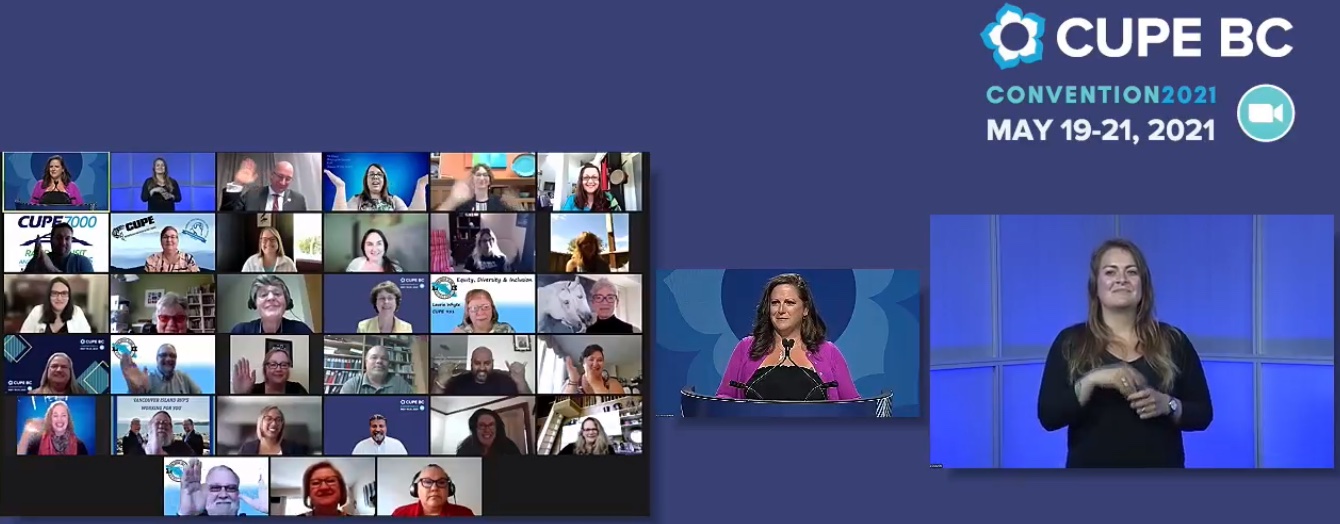 CUPE BC Convention 2021 wraps up with new leadership, Karen Ranalletta ...