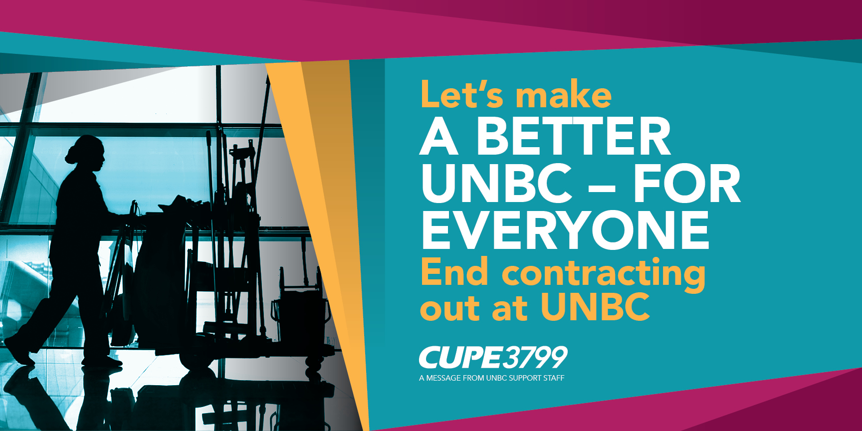Time to end contracting out at UNBC, say campus workers